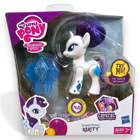 Hasbro | Toys | Hasbro My Little Pony Crystal Motion Rarity Brushable ...